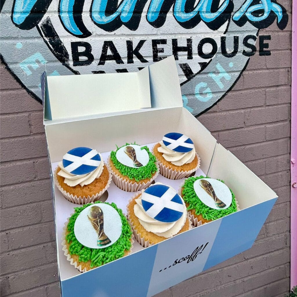 World Cup Football Cupcake Box - Mimi's Bakehouse
